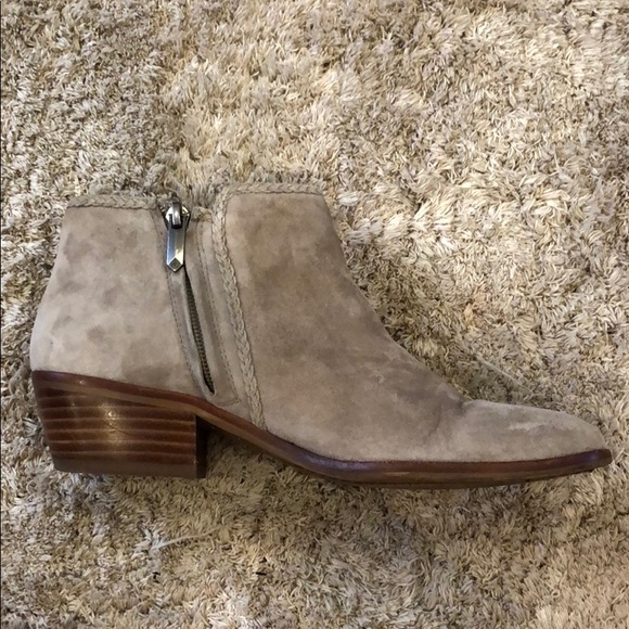 Sam Edelman | Shoes | Sam Edelman Paige Suede Leather Fringe Booties ...